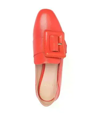 Bally Buckle-detail Leather Loafers