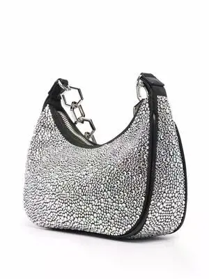 Philipp Plein Crystal-embellished Shoulder Bag - Black