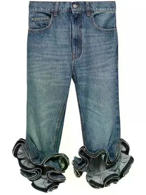 Coperni Mid-rise Cropped Jeans