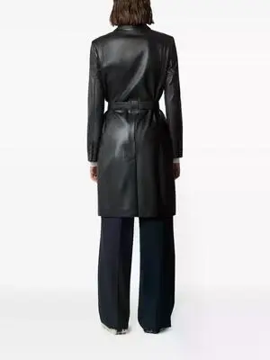 TOD'S Leather Trench Coat