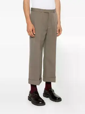Gucci Wide-leg Wool Trousers