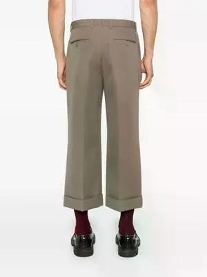 Gucci Wide-leg Wool Trousers