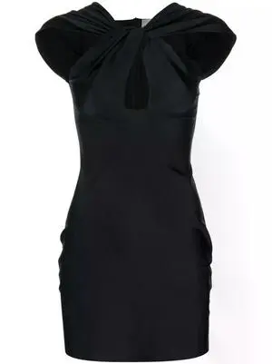 Coperni Twisted Cut-out Mini Dress