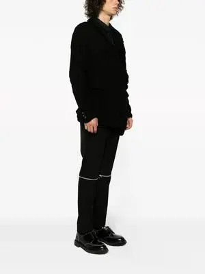 Comme Des Garçons Panelled Single-breasted Blazer