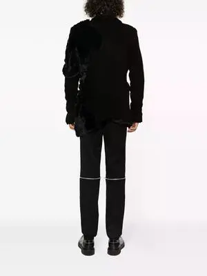 Comme Des Garçons Panelled Single-breasted Blazer