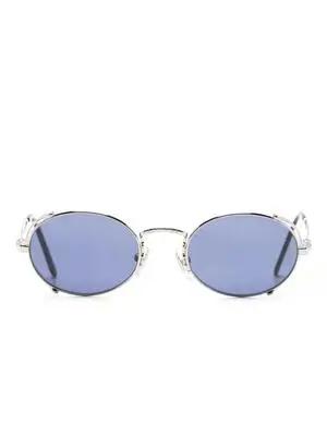 JEAN PAUL GAULTIER 55-3175 Round-frame Sunglasses - Silver