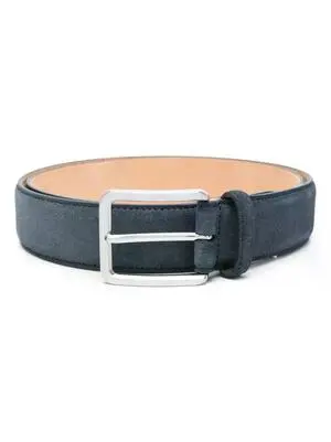 Boggi Milano Buckle-fastening Suede Belt - Blue