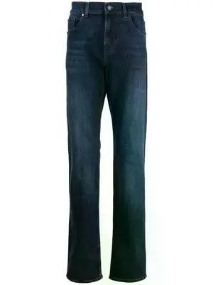 7 For All Mankind Dark Wash Jeans For Men