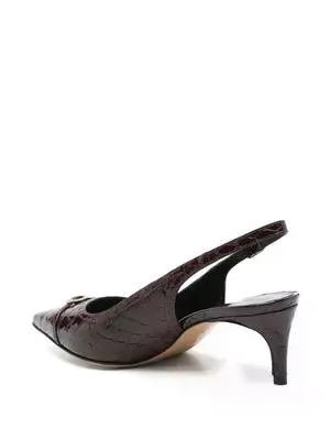 ERALDO Pointed-toe Leather Slingback Pumps