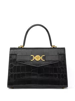 Versace Medusa '95 Croc-effect Leather Tote Bag