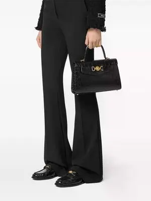 Versace Medusa '95 Croc-effect Leather Tote Bag
