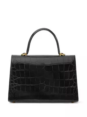 Versace Medusa '95 Croc-effect Leather Tote Bag