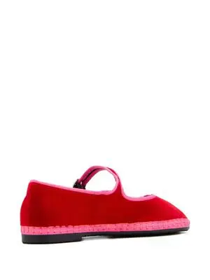 FLABELUS Aurelie Ballet Flats - Red