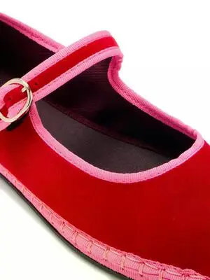 FLABELUS Aurelie Ballet Flats - Red