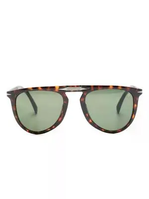 DB EYEWEAR BY DAVID BECKHAM Tortoiseshell Pilot-frame Sunglasses - Brown