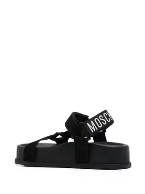 Moschino Print Platform Sandals