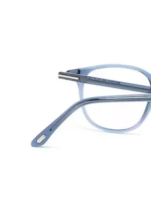 TOM FORD Translucent Round-frame Glasses