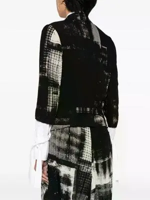 Y’s Check-print Blazer