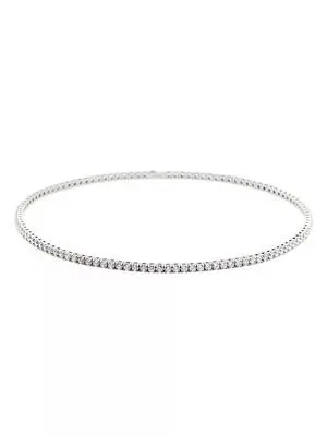 DARKAI Tennis Crystal-embellished Necklace - Silver