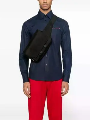 Marni Logo-tag Belt Bag - Black