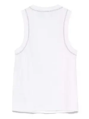 Dkny Stud-detail Tank Top - White