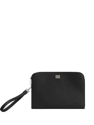 Dolce & Gabbana Alpine Leather Clutch - Black