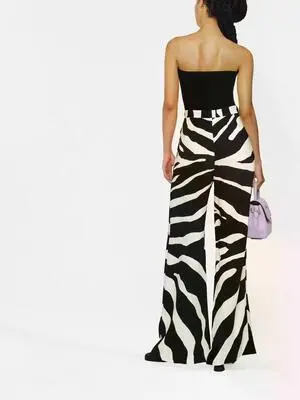 Dolce & Gabbana Zebra-print Flared Trousers