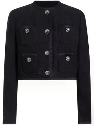 Dolce & Gabbana Bouclé Jacket - Black