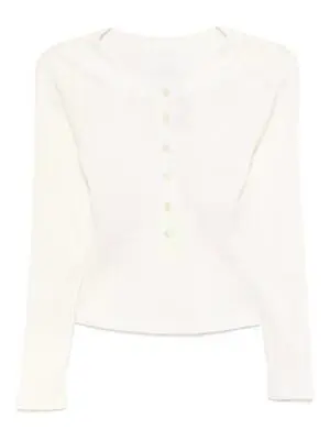 Citizens Of Humanity Varra Henley Top - Neutrals