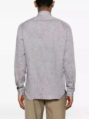 Zegna Oasi Lino Shirt - Grey