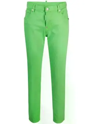 Dsquared2 Cropped Slim Fit Jeans
