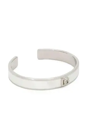 Dolce & Gabbana Logo-plaque Cuff Bracelet