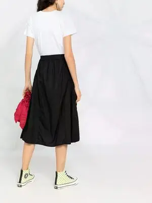 Play Comme Des Garcon Double Heart Embroidered T-shirt