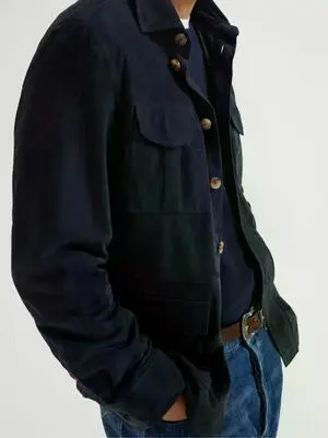 Brunello Cucinelli Leather Shirt Jacket