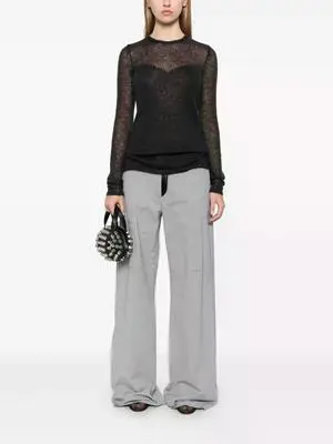 NENSI DOJAKA Brushed-finish Wool-blend Sweater