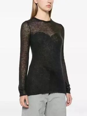 NENSI DOJAKA Brushed-finish Wool-blend Sweater