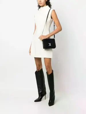 David Koma Logo Plaque Shoulder Bag