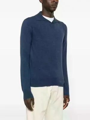 D4.0 Cashmere Knit Sweater - Blue