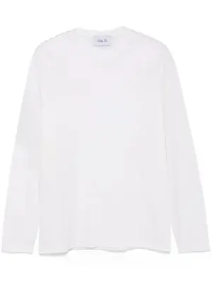 D4.0 Slub-texture T-shirt - White