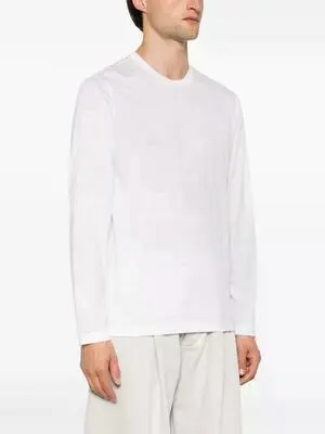 D4.0 Slub-texture T-shirt - White