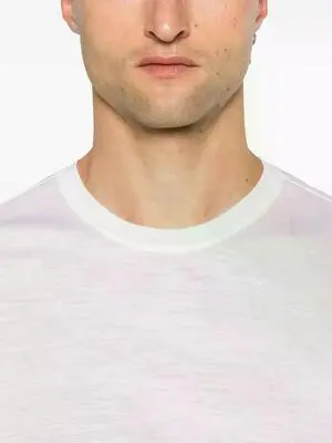 D4.0 Slub-texture T-shirt - White