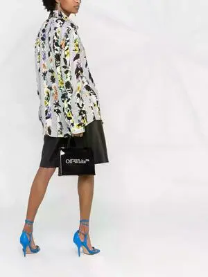 Off-White Floral-print Long-sleeve Shirt