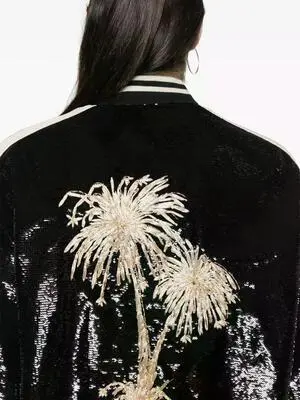 Palm Angels Sequin-embellished Bomber Jacket