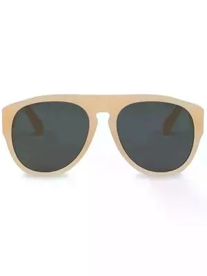 Moschino Pilot-frame Sunglasses - Neutrals