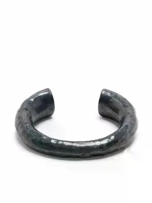 PARTS OF FOUR Druid Hammered Bracelet - Silver