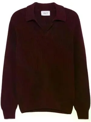 D4.0 Virgin Wool Polo Sweater