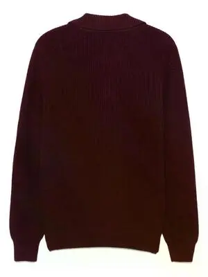 D4.0 Virgin Wool Polo Sweater