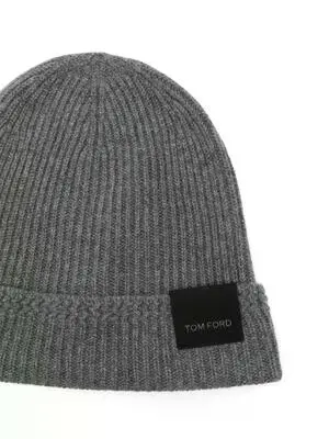 TOM FORD Cashmere Beanie - Grey