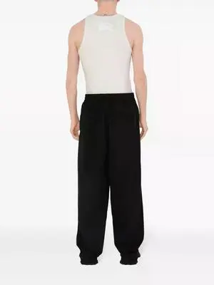 Burberry Pressed-crease Cotton Trousers