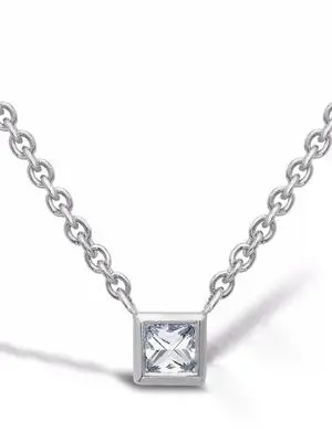 PRAGNELL 18kt White Gold Diamond Rockchic Necklace - Silver